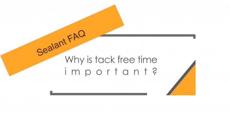 Tack Free Time For Sealants: Why Is It Important? | Tom Brown Inc